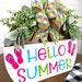 Hello Summer Door Hanger | Summer Wreath | Summer Door Decor | Flip ...