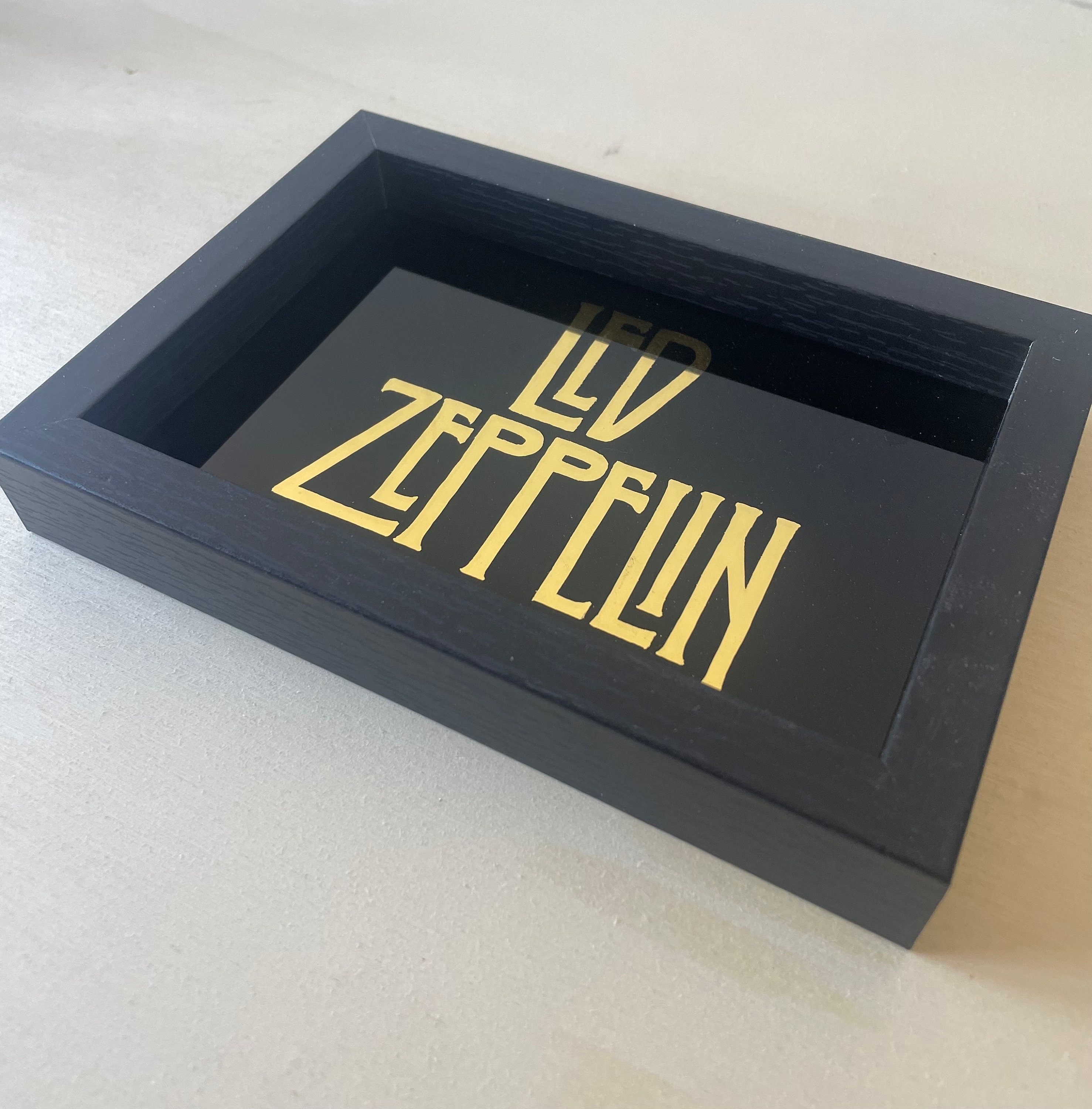 Mini Gild - Led Zeppelin (reverse Painted With Enamel and 23k Gold Leaf ...