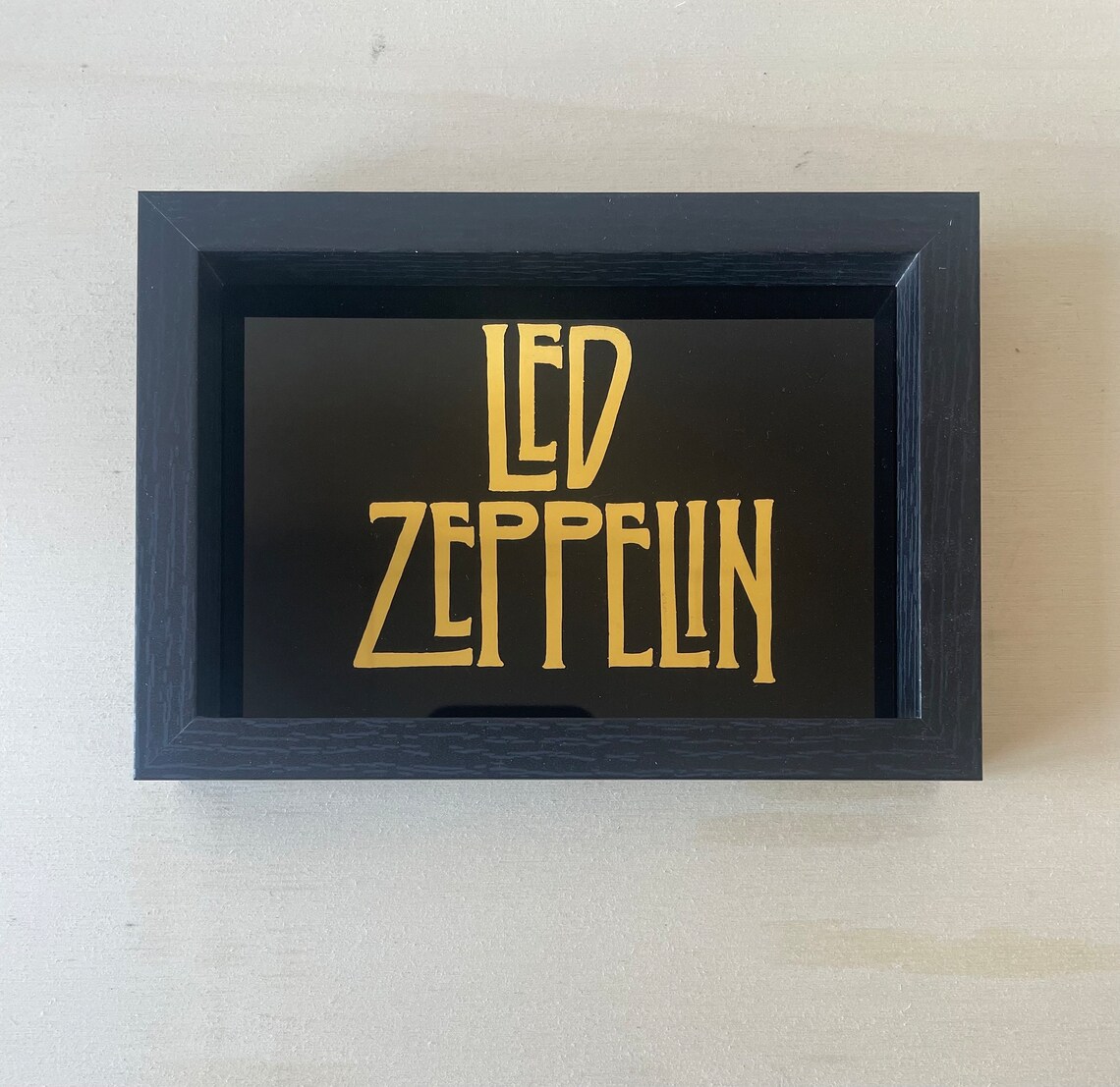 Mini Gild - Led Zeppelin (reverse Painted With Enamel and 23k Gold Leaf ...