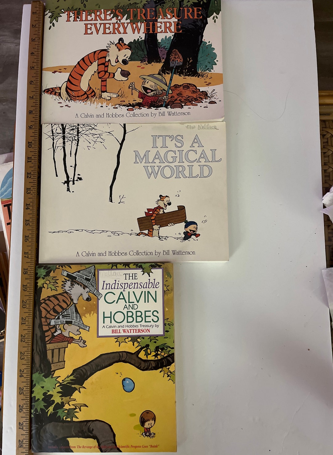 Lot of Three 1990s Calvin and Hobbes Large Soft Cover Books - Etsy