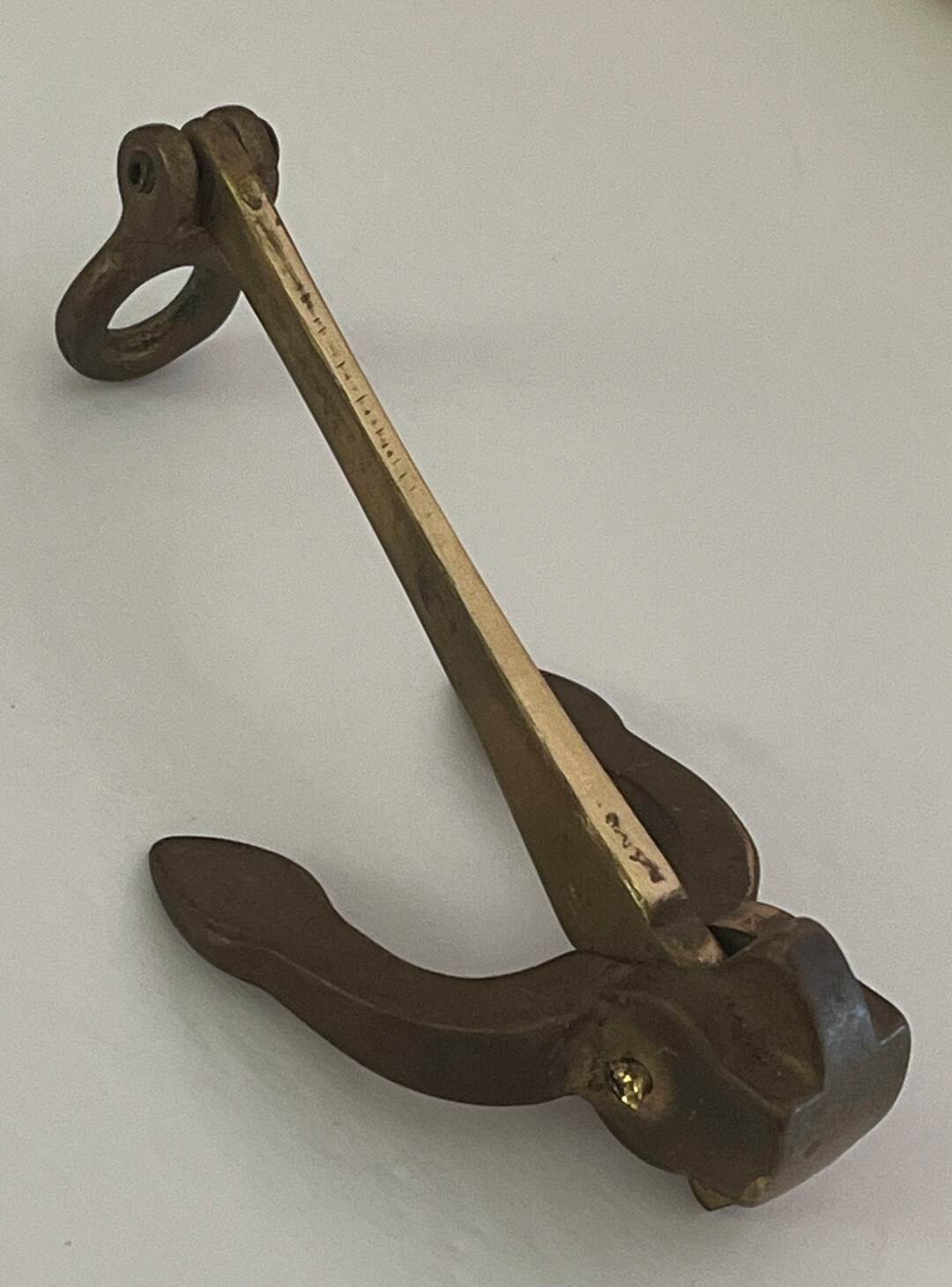 Vintage Miniature 5 Brass Anchor - Etsy