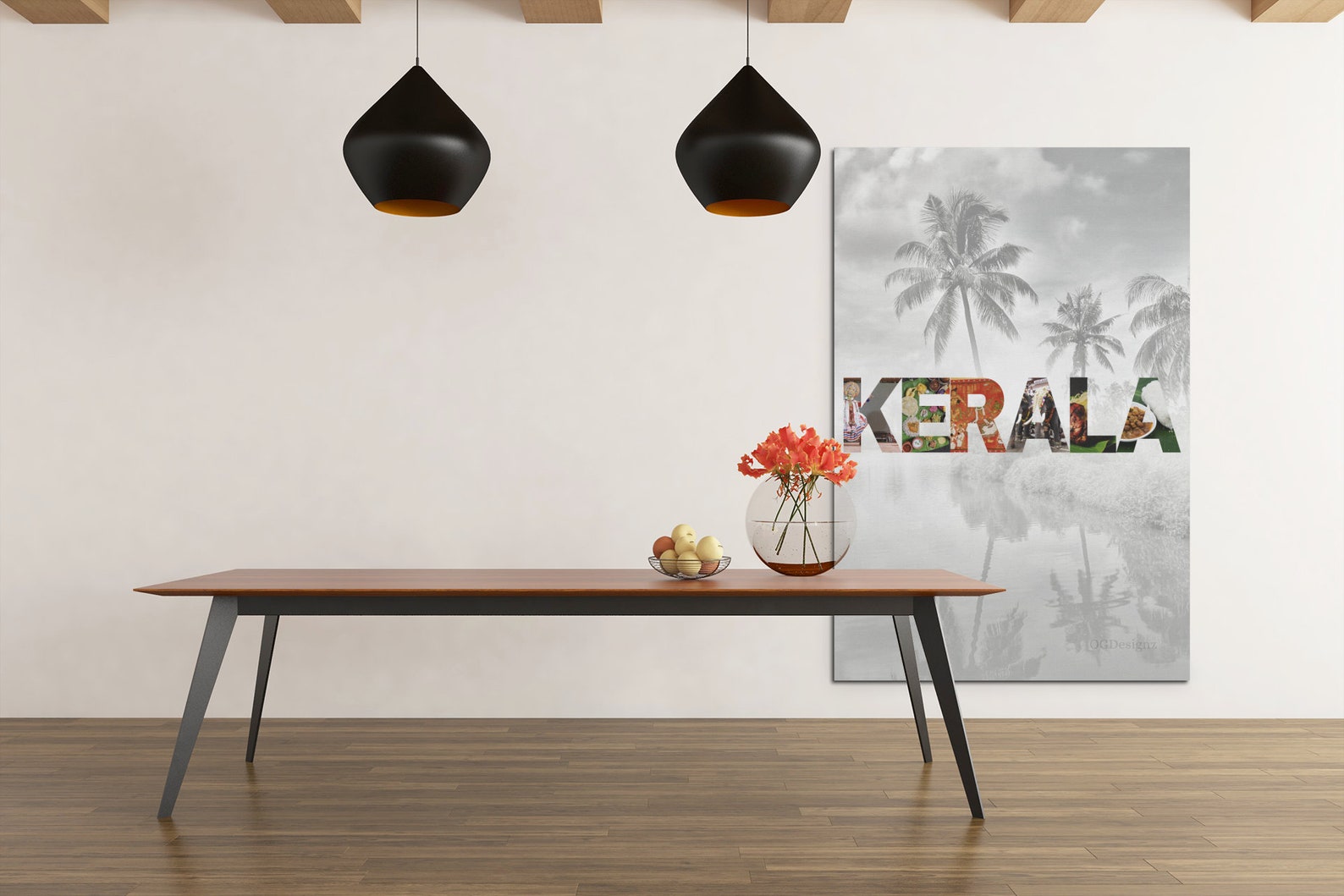 Beauty of Kerala Wall Art, Digital Download, Indian Desi Wall Art Print ...