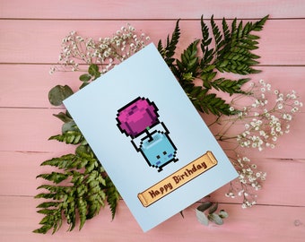 Stardew Valley Star Drop Stardew Valley Game Gamer Cake Topper Junimo ...