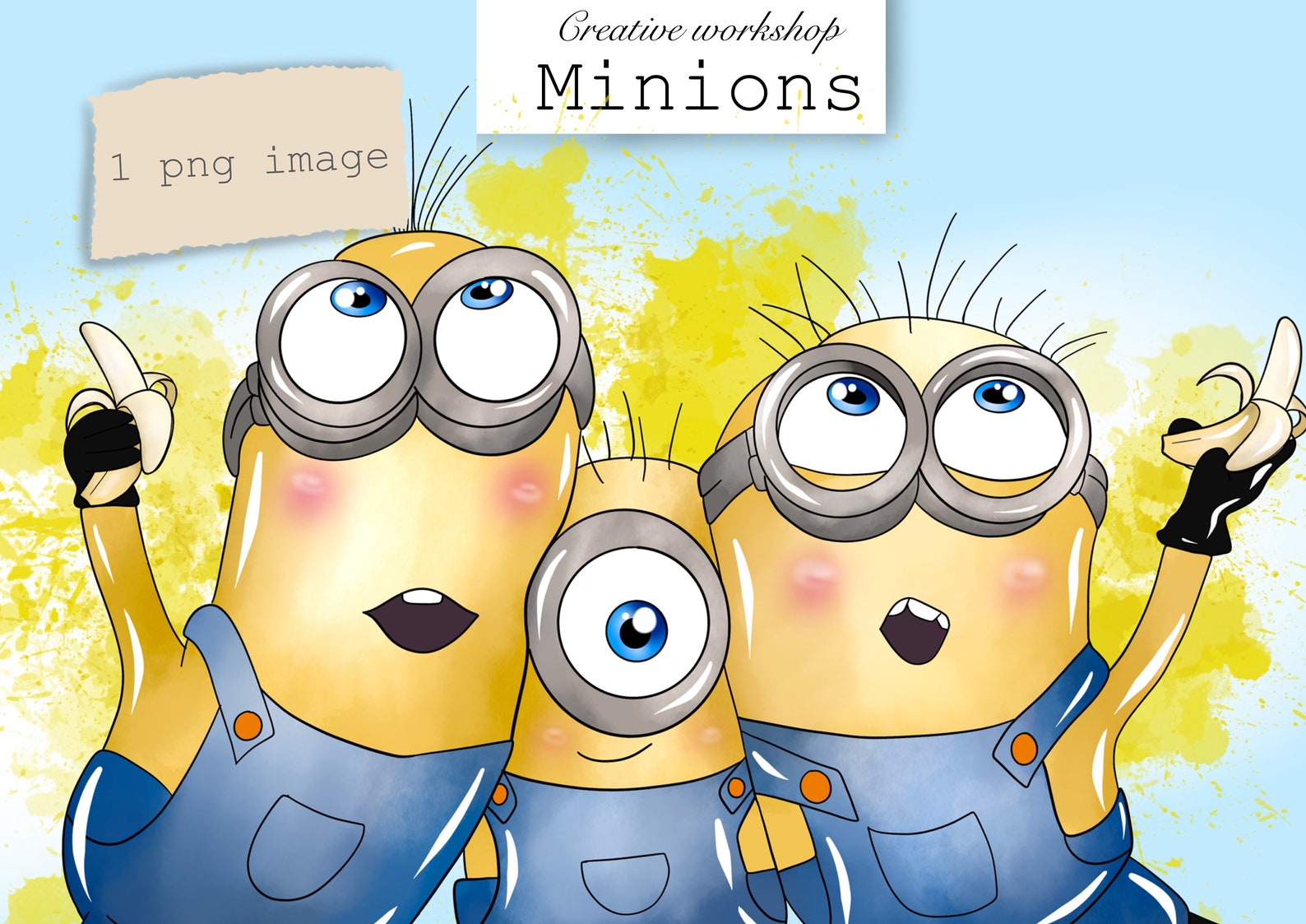 Minion clipart, minion png, sublimación de minion, descarga de minion ...