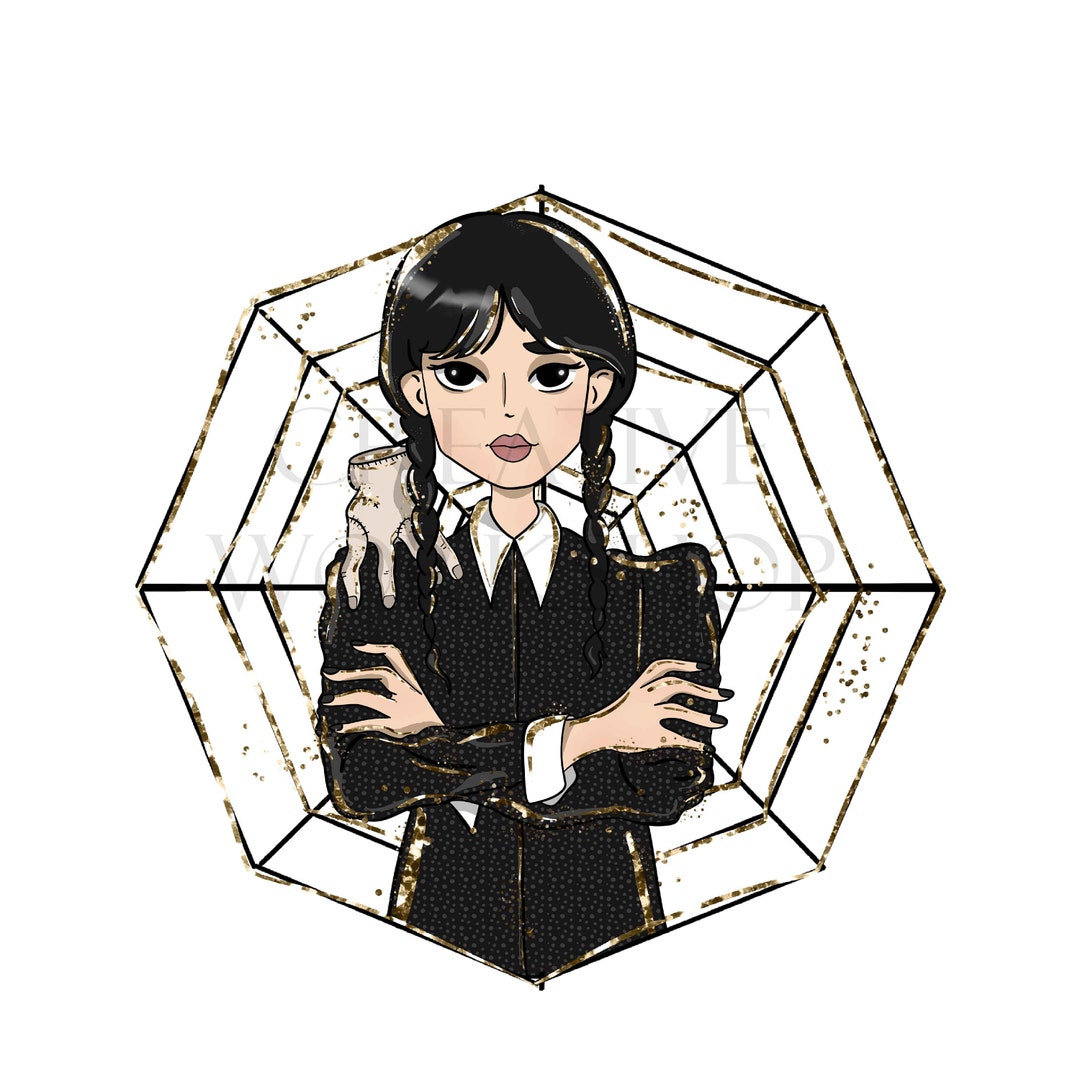 Wednesday Png, Wednesday Addams, Wednesday Clipart, Wednesday ...