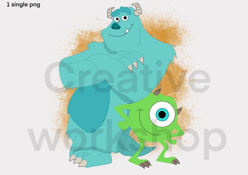 Monster clipart, monster friends png, green monster png, sully png ...
