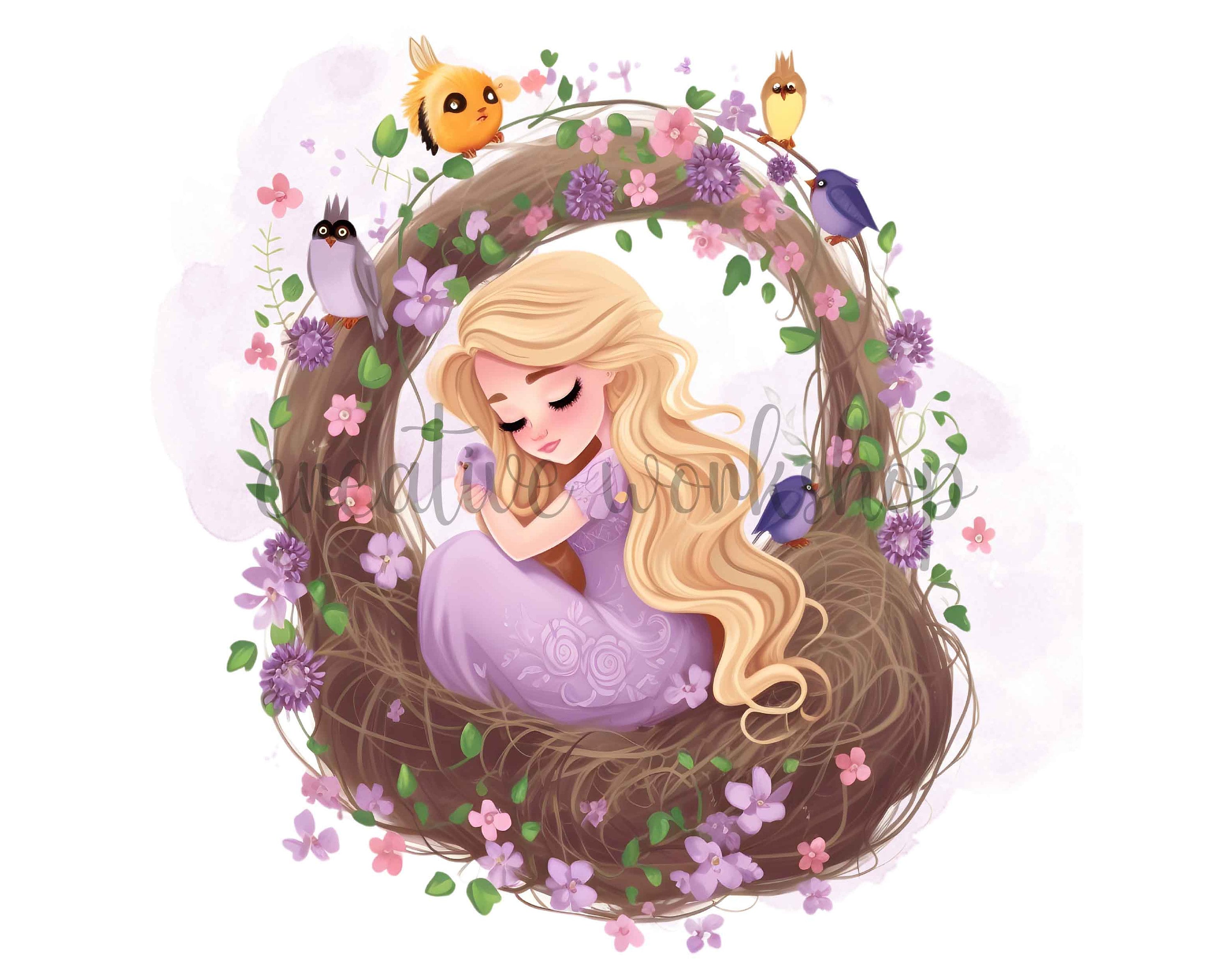 Young Rapunzel Tangled