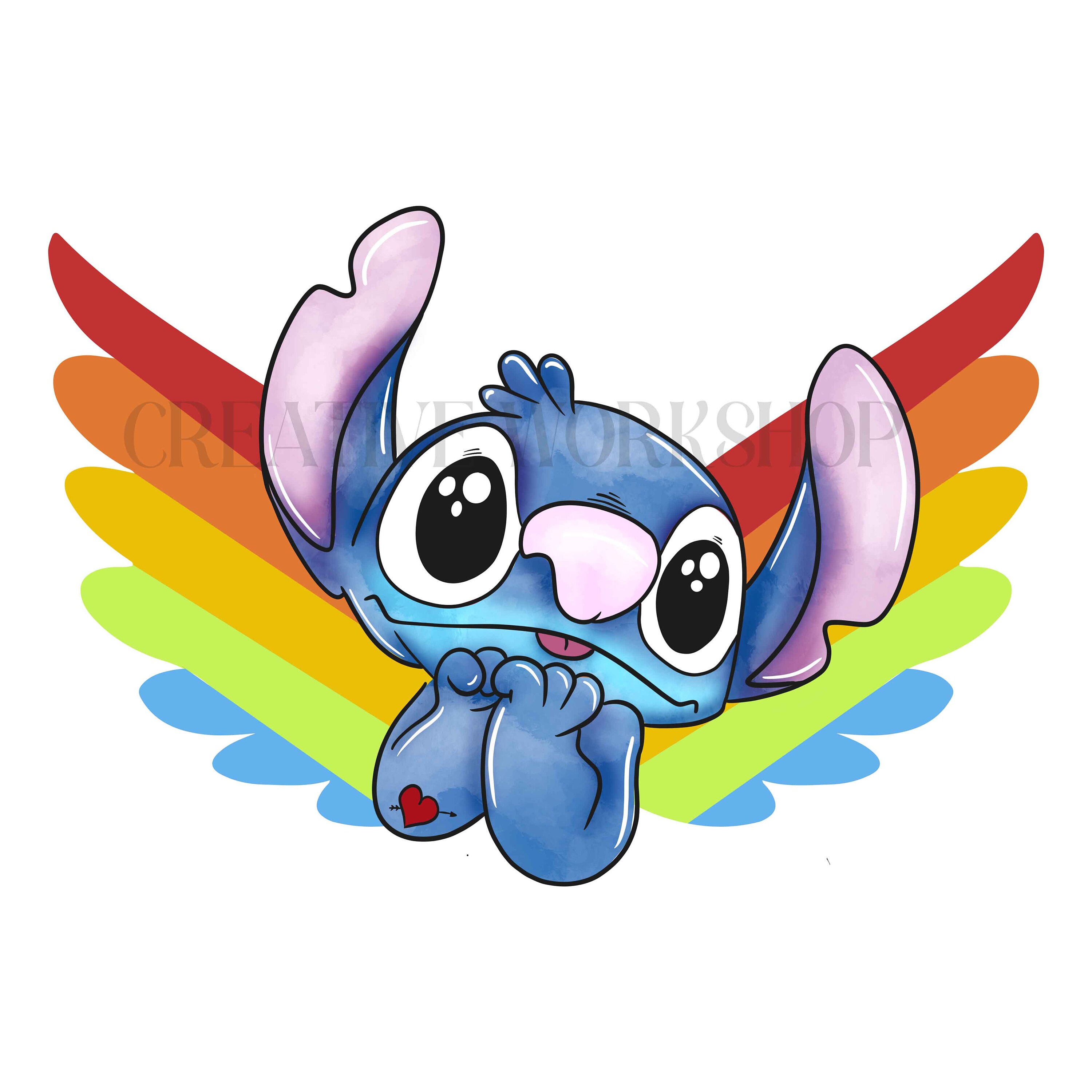 Stitch Clipart, Stitch Pride Png, Gay Pride Png, Stitch Shirt Png, Love ...