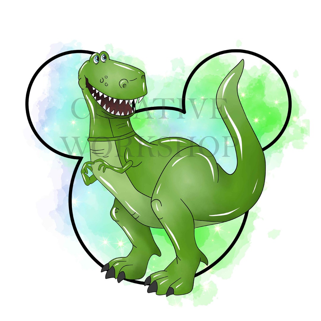 Toy Story Clipart, Rex, Rex Pong, Dinosaur, Toy Story Sublimation ...