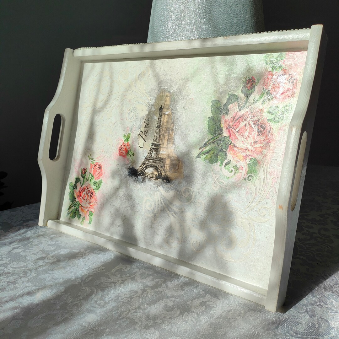Wooden Tray Decoupage - Etsy