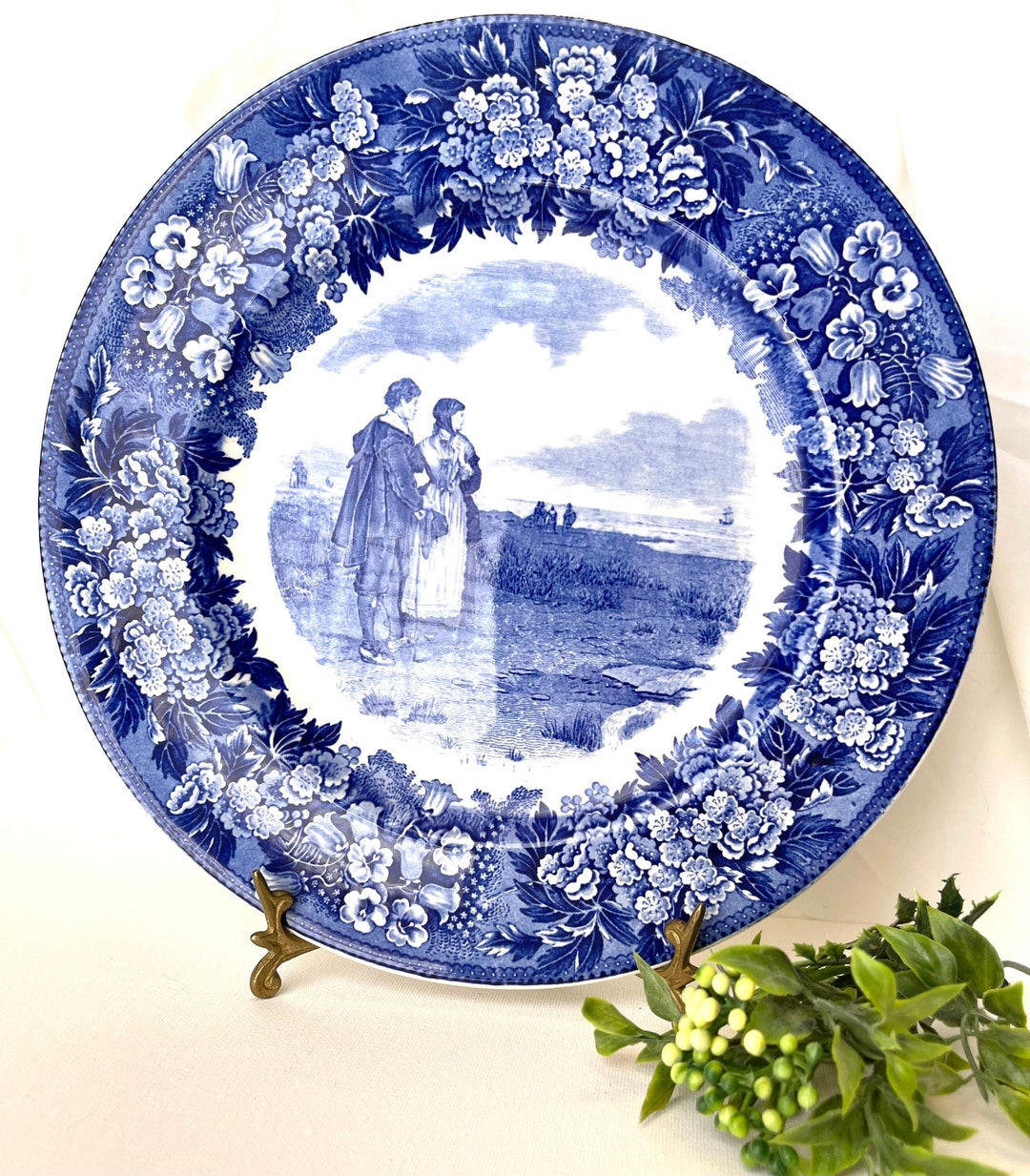 Vintage Wedgwood “return of the Mayflower” Collectible Plate - Etsy
