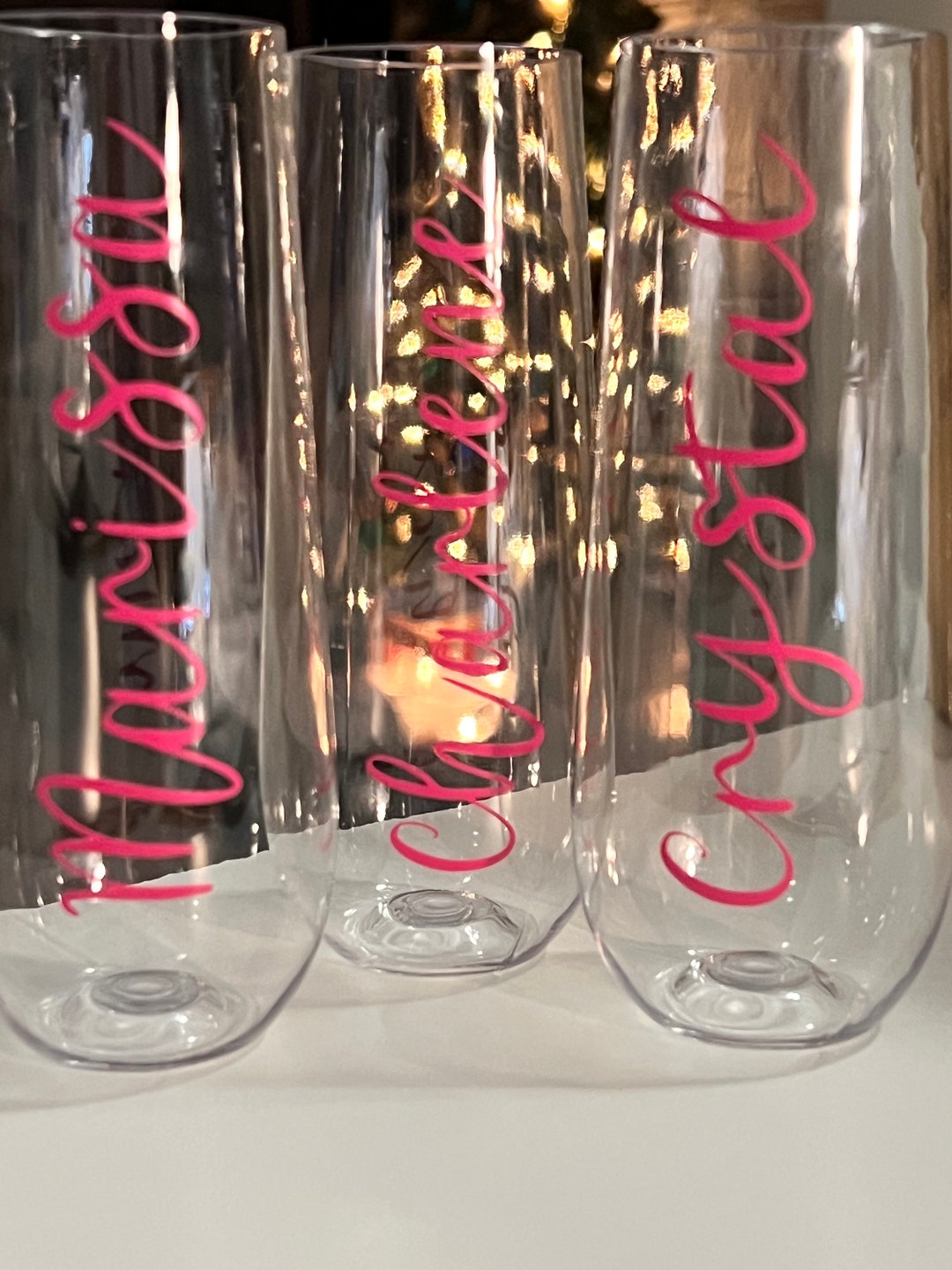 Customized Champagne Flutes - Etsy