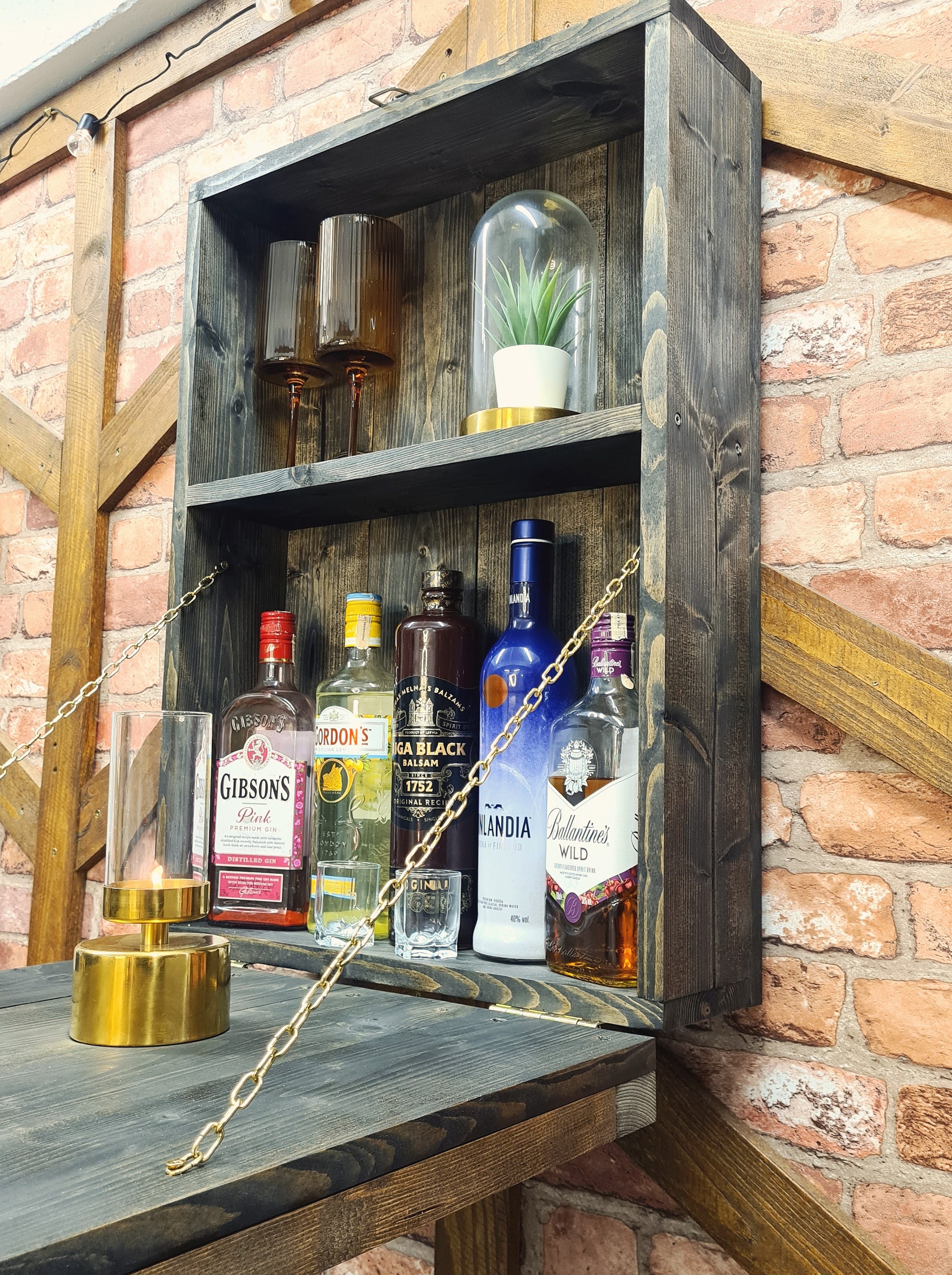 Wooden Bar Fold Down Bar Wall Bar Bar for Wall Bar for a Wall Wall ...