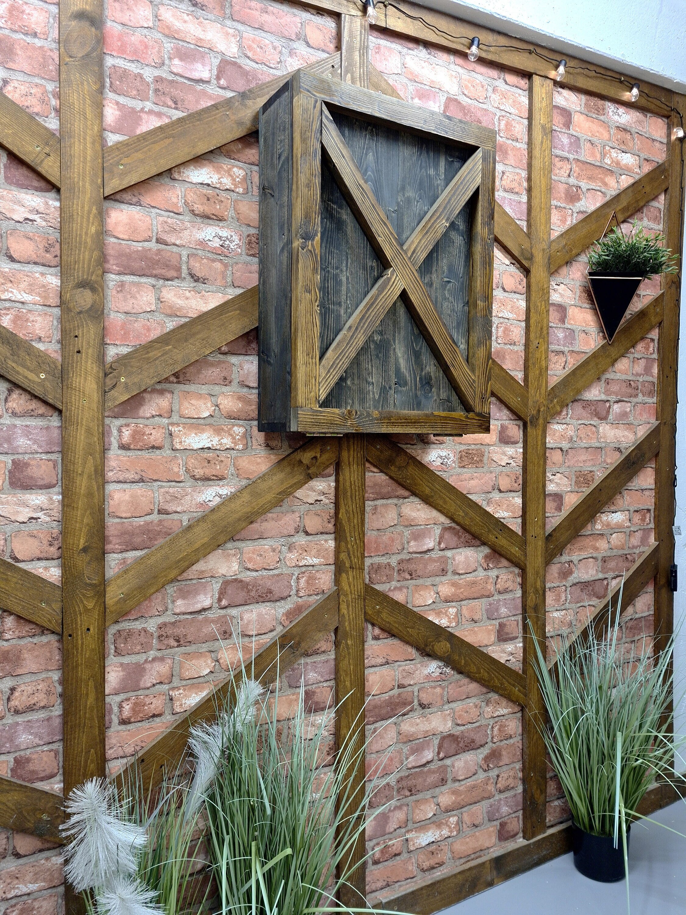 Outdoor Drop Down Bar Wall Bar Murphy Bar Garden Bar Wall Mounted Gift ...