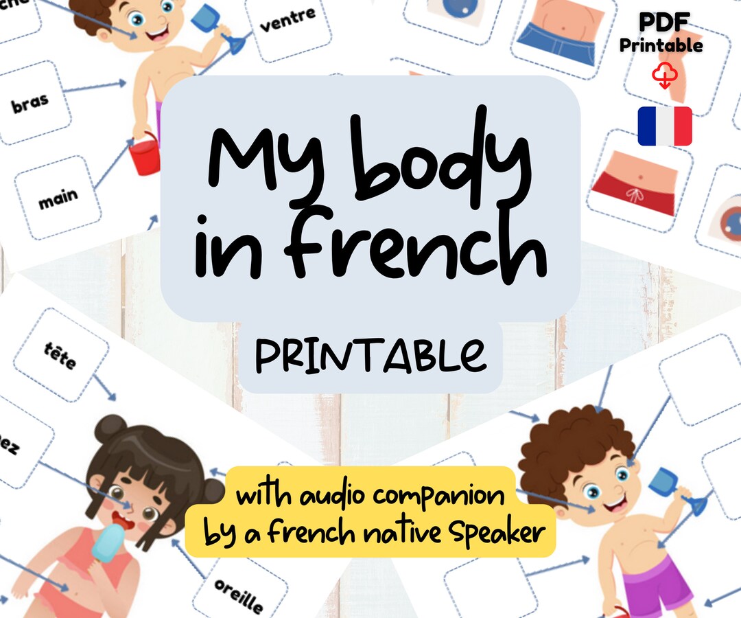France Printable Educational French Activity Toddlers Children ...