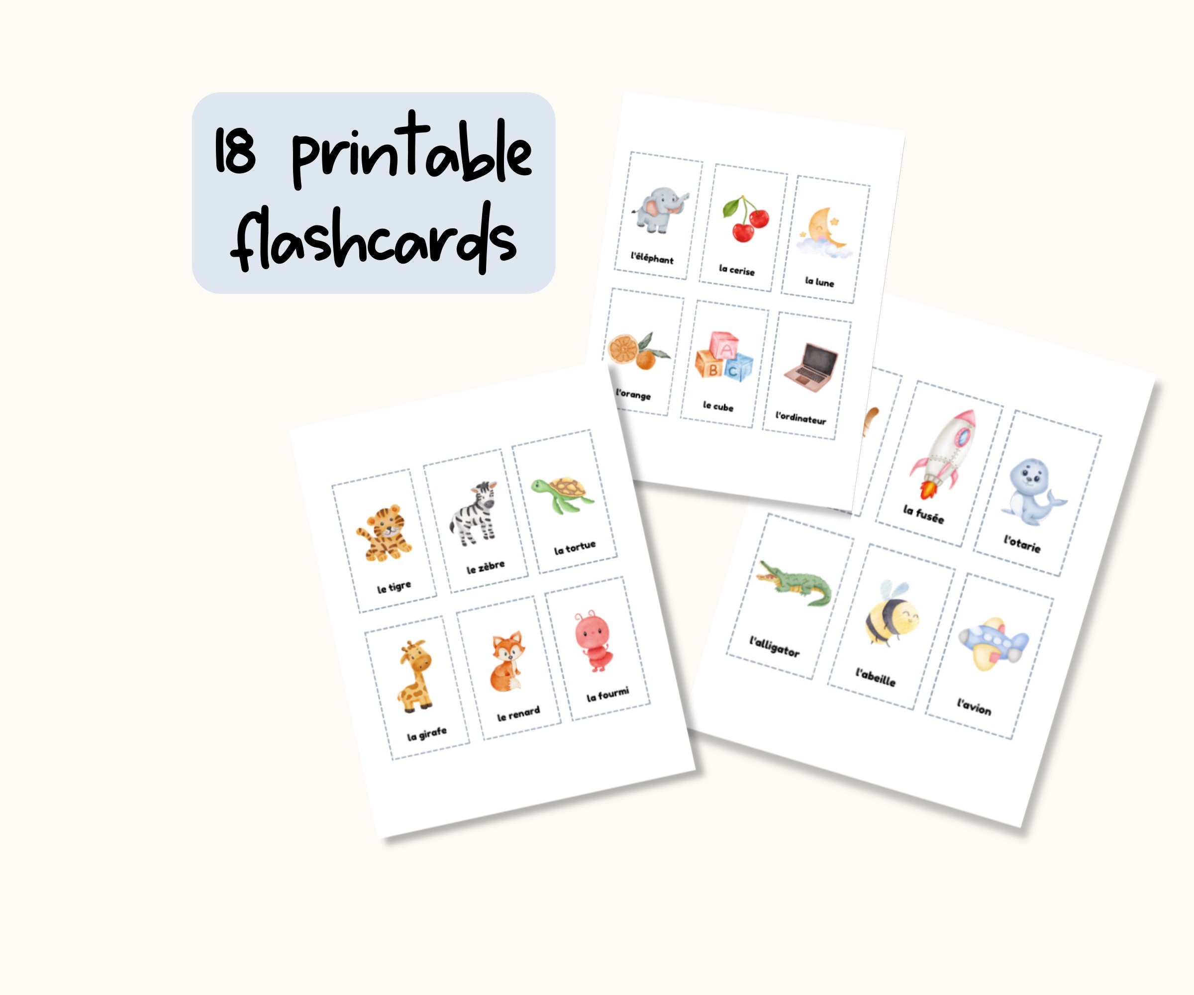 French Activity Workbook Printables Bundle France Flashcards Tracing ...