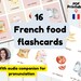Family French Flashcards Materials Printable French Worksheets Three ...