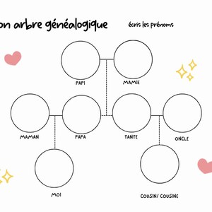 Family French Flashcards Materials Printable French Worksheets Three ...