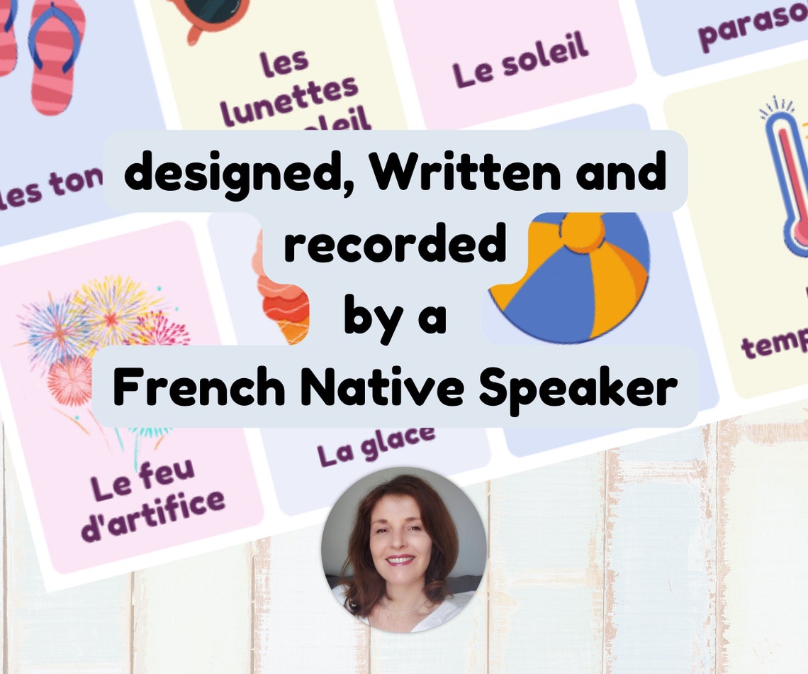 France Flashcards Summer Montessori Materials Printable French - Etsy