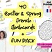 Family French Flashcards Materials Printable French Worksheets Three ...