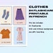 France Flashcards French Flash Cards Clothes Children Toddlers ...