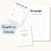 French Activity Workbook Printables Bundle France Flashcards Tracing ...