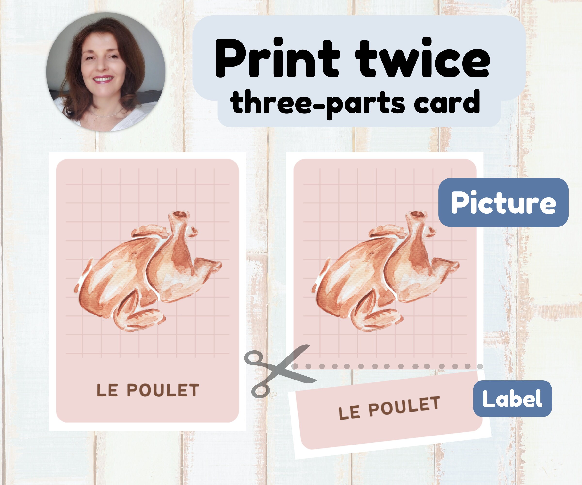 France Flashcards French Flash Cards French Food Learning Montessori ...