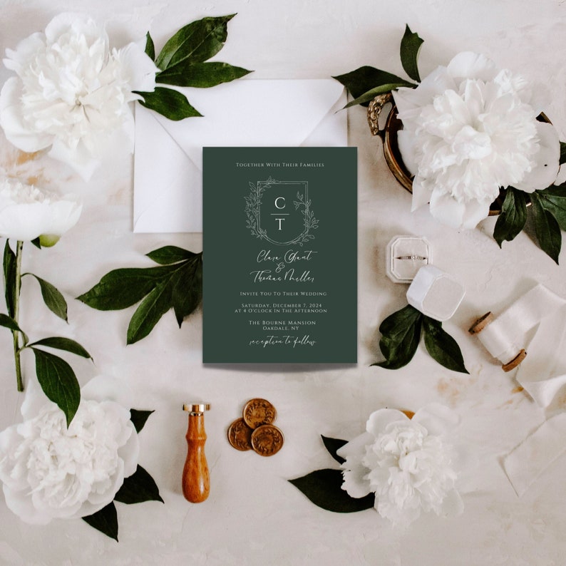 Editable Wedding Invitation Card Template Classic Vintage - Etsy Editable Wedding Invitation Card Template Classic Vintage - Etsy