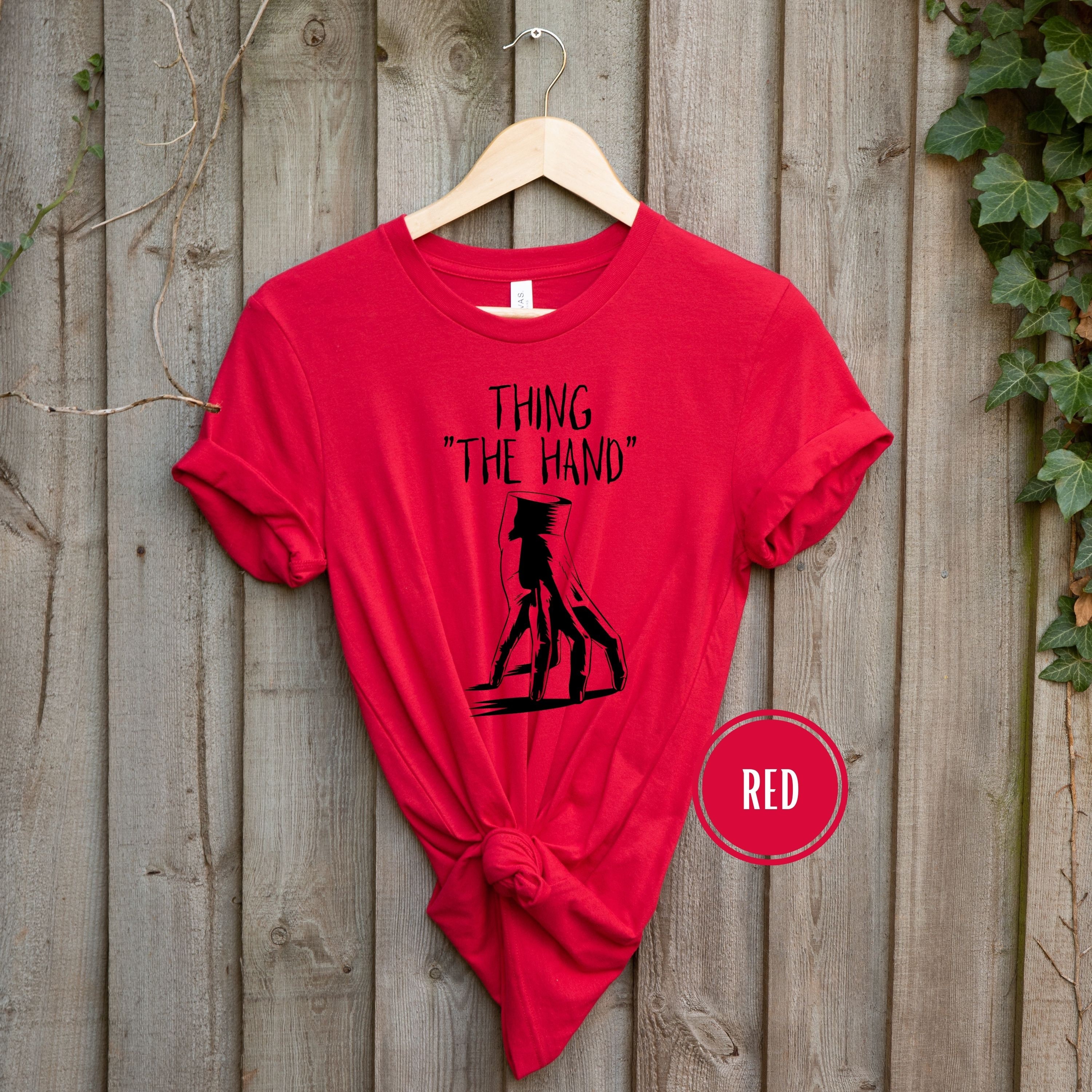 Thing The Hand T-shirt, Wednesday T-shirt, Addams Family Shirt designed ...