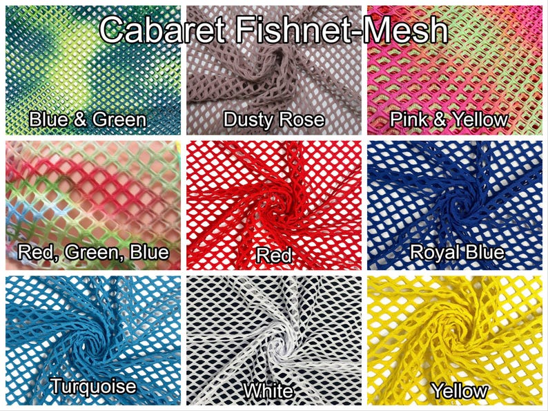 Cabaret Fishnet Mesh, Boy Cut Shorts, 2" Inseam, Colored Trim - Etsy