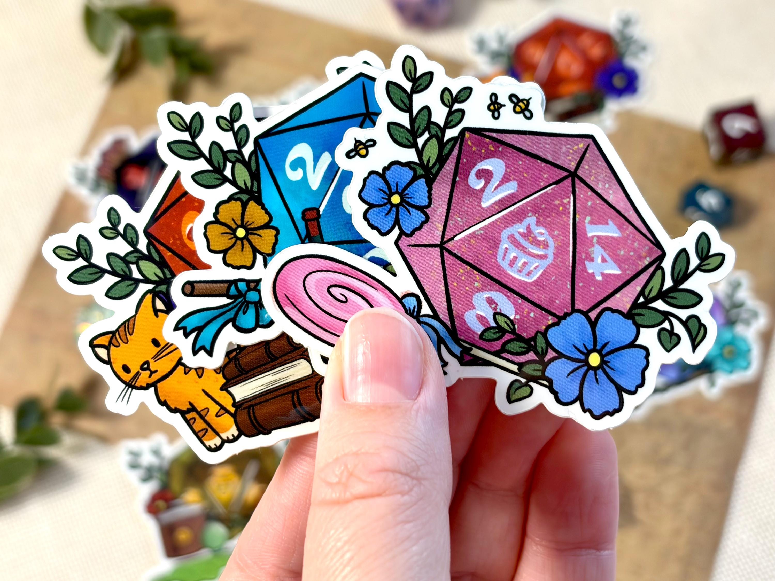The Mighty Nein D20 Dice Sticker - Etsy