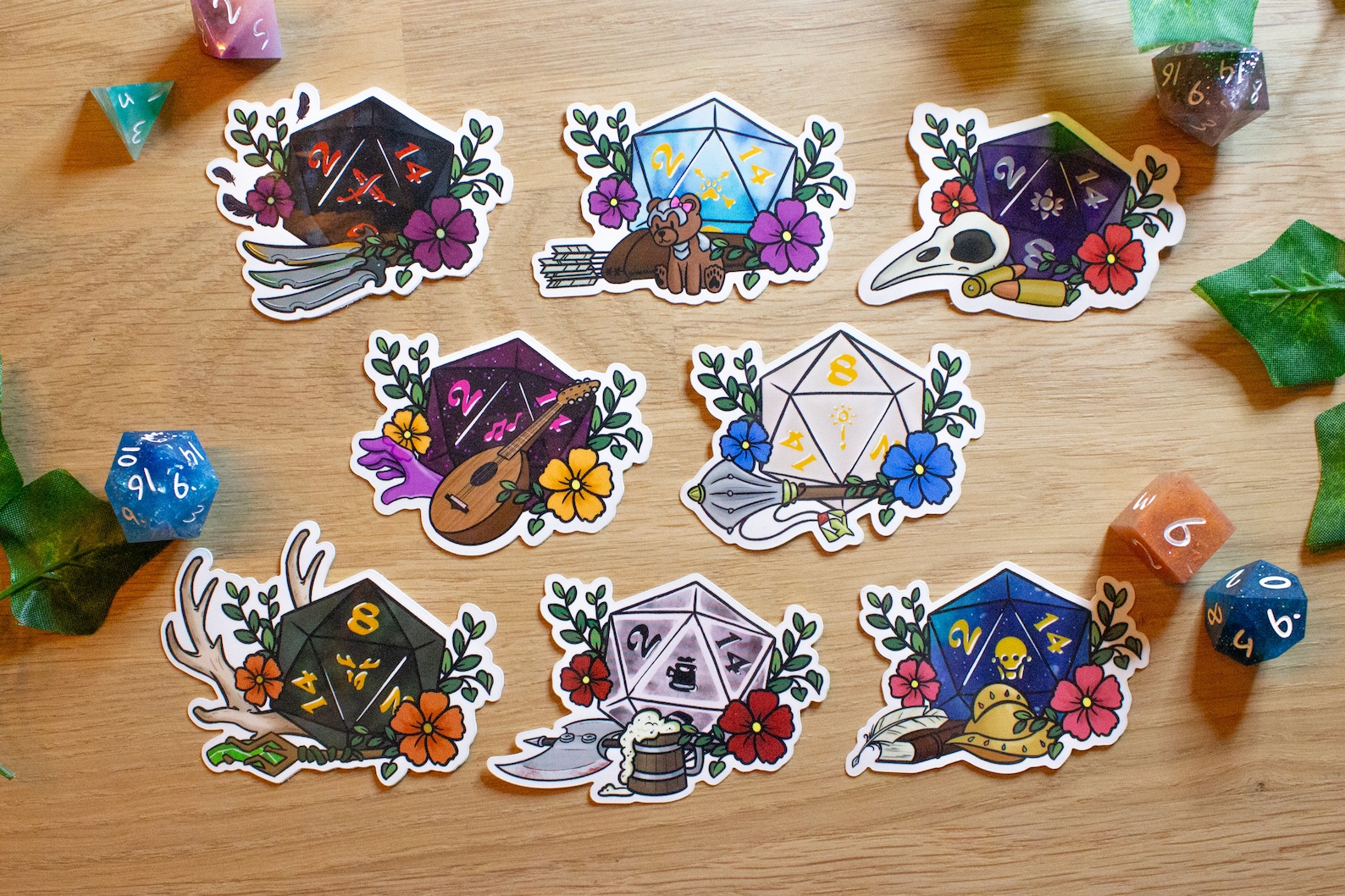 The Legend of Vox Machina D20 Dice Sticker - Etsy