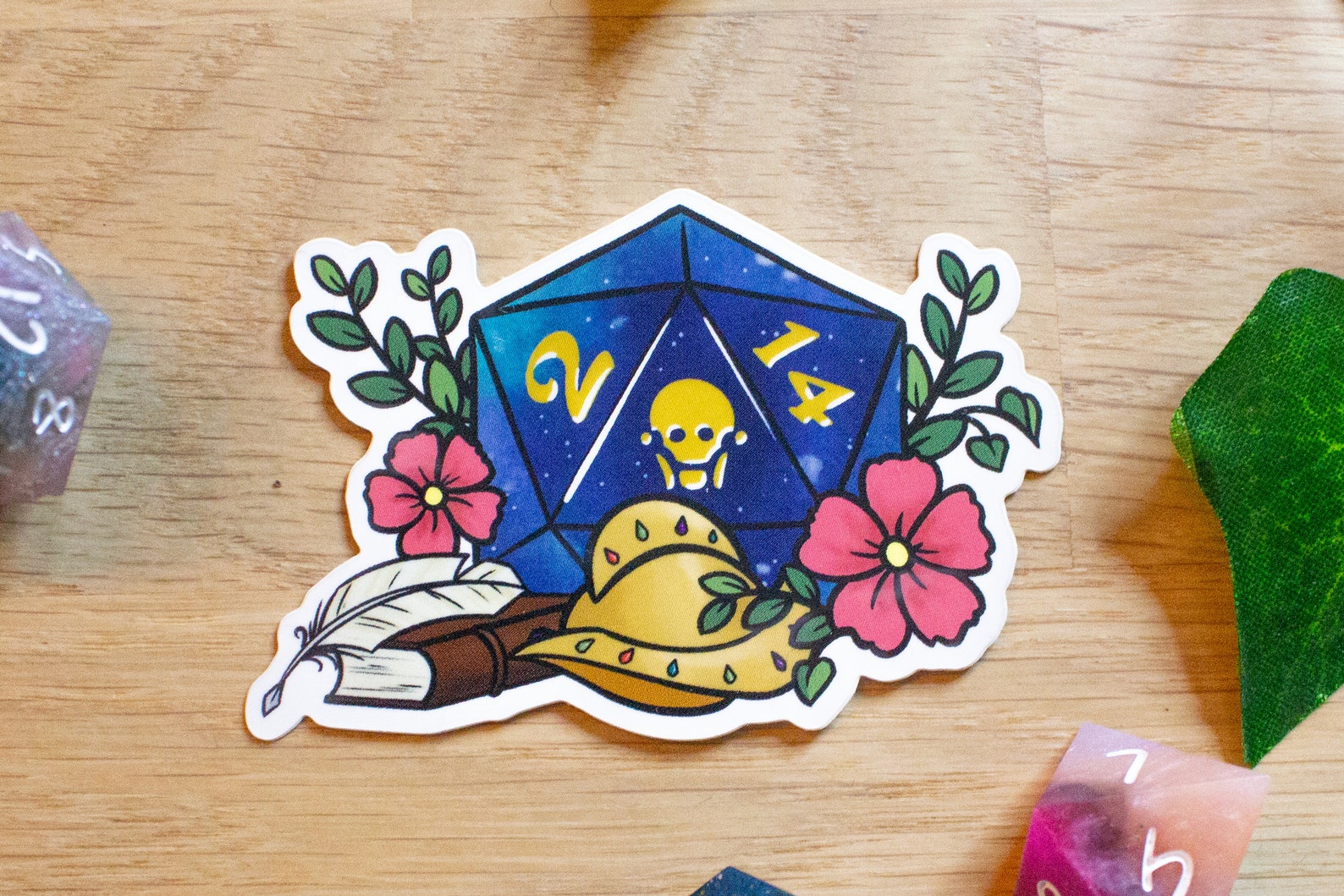 The Legend of Vox Machina D20 Dice Sticker - Etsy