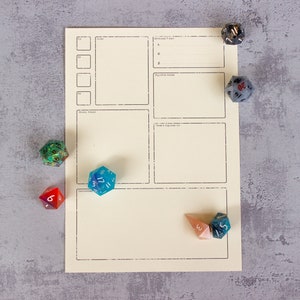 Vintage Case File A5 Printable Character Sheet Dnd 5e Character Journal ...