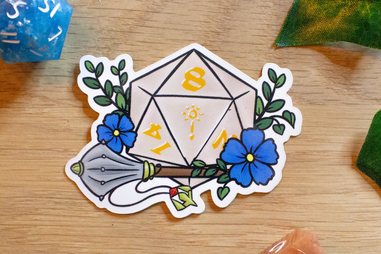 The Legend of Vox Machina D20 Dice Sticker - Etsy