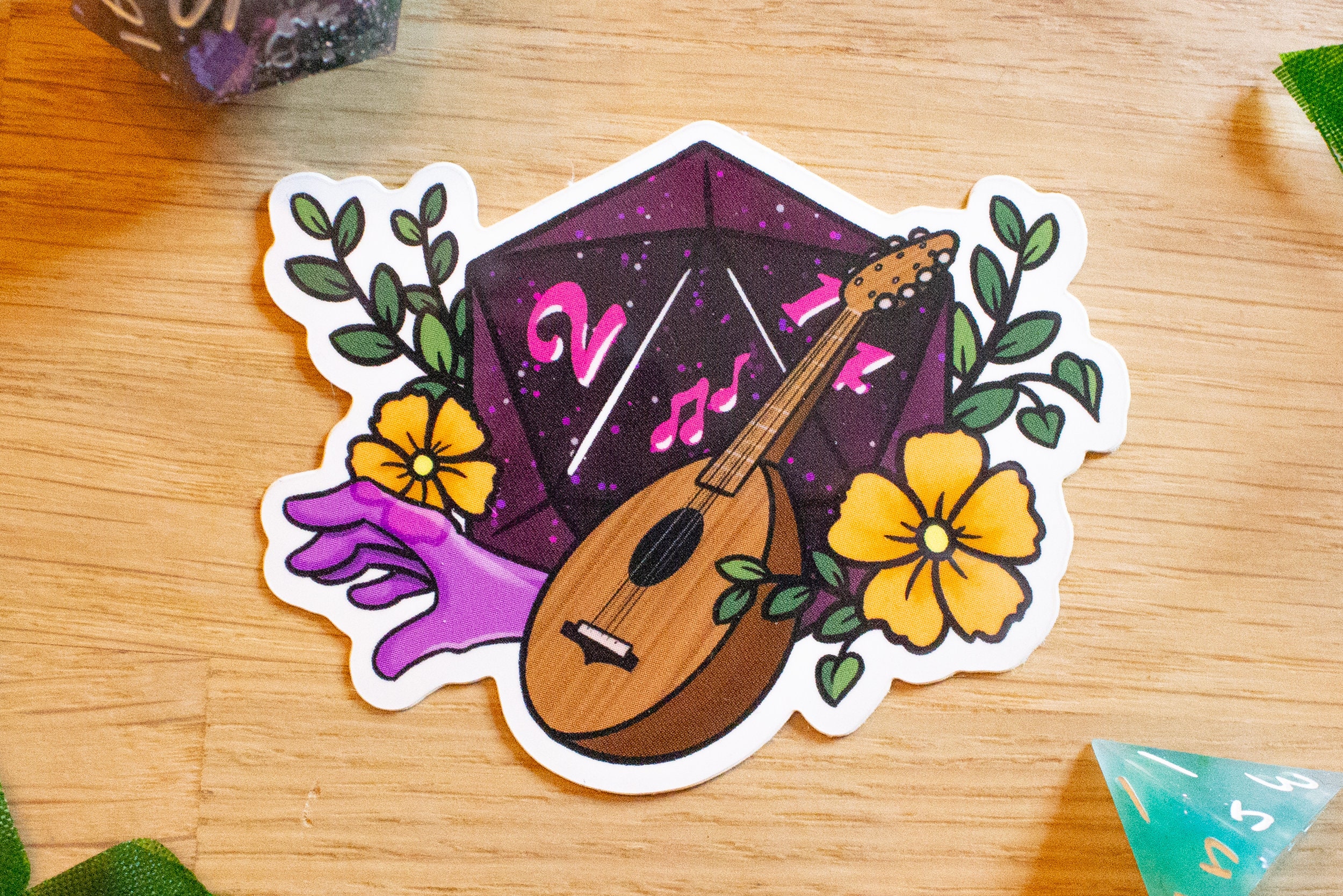 The Legend of Vox Machina D20 Dice Sticker - Etsy