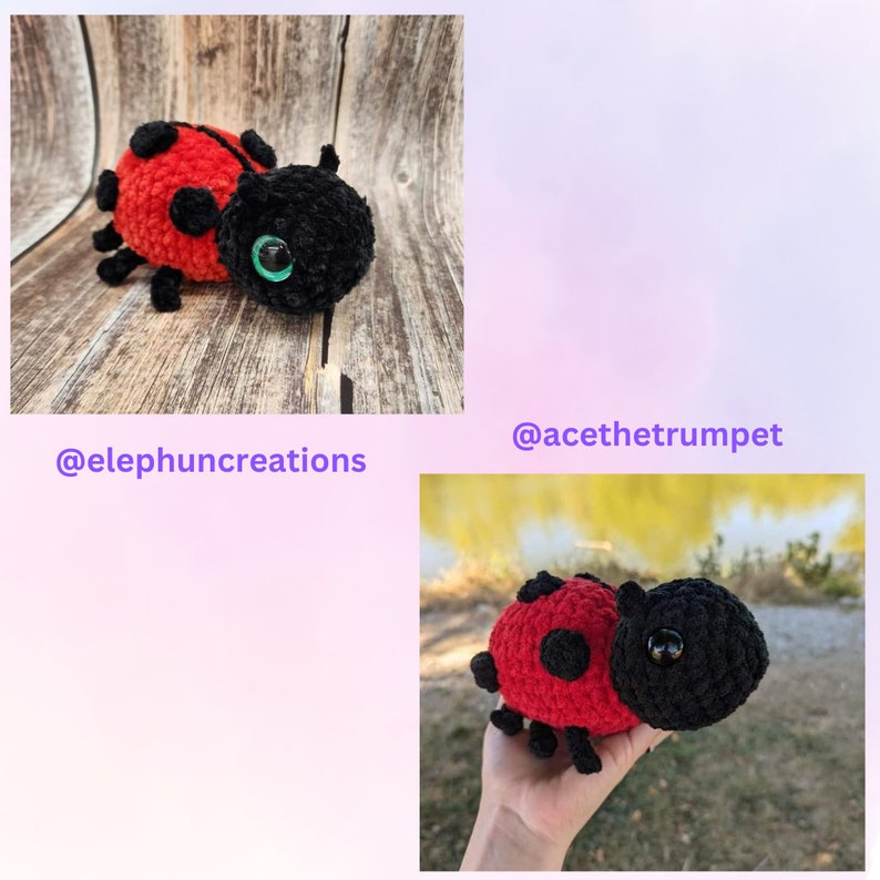 Lisa the Ladybug Crochet Pattern: DIY Amigurumi Plush Toy (PDF Pattern ...