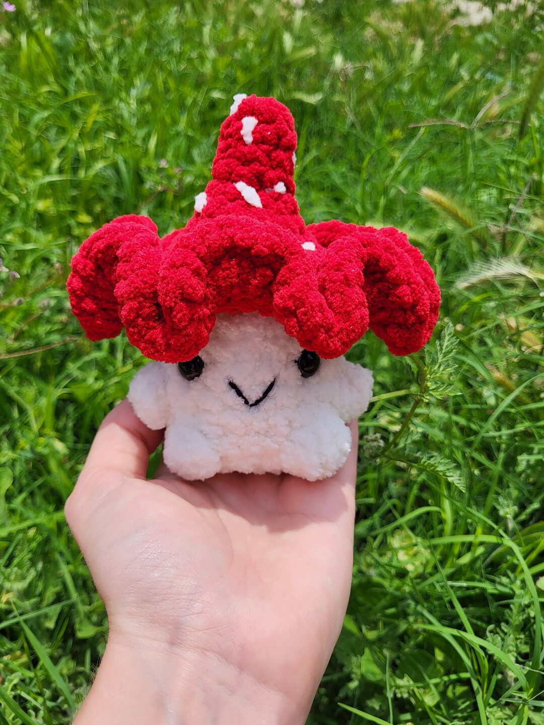 Crochet Mushroom Stuffy, Amigurumi Little Mushy, Handmade Stuffy, Kids ...