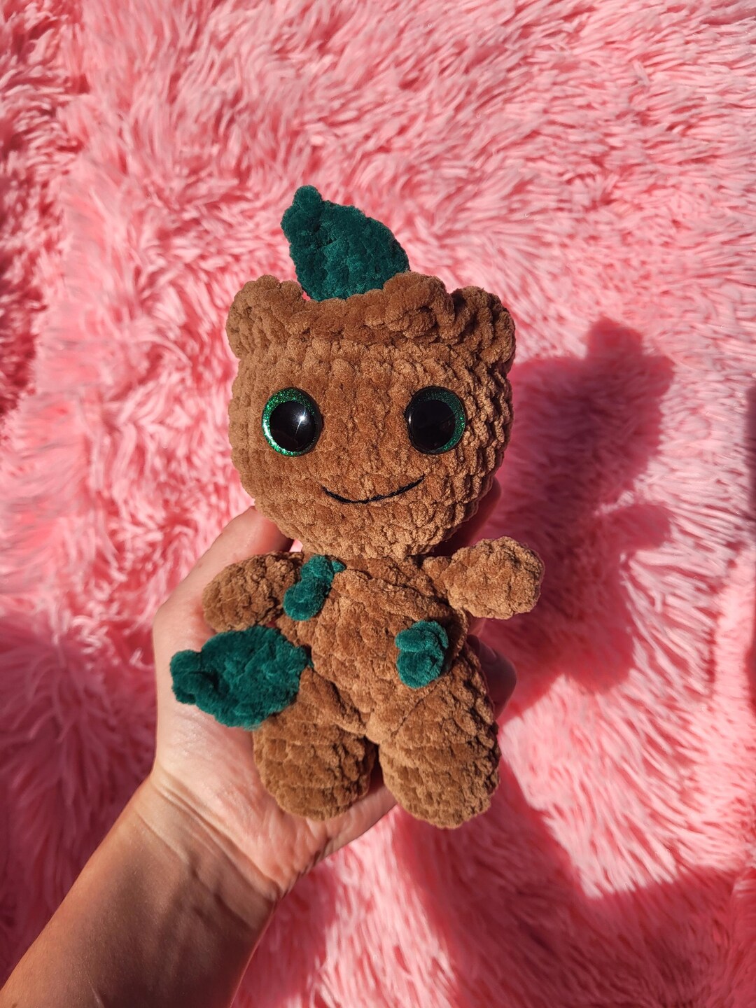 Crochet Tree Man Stuffy, Amigurumi Movie Character, Handmade Stuffie ...