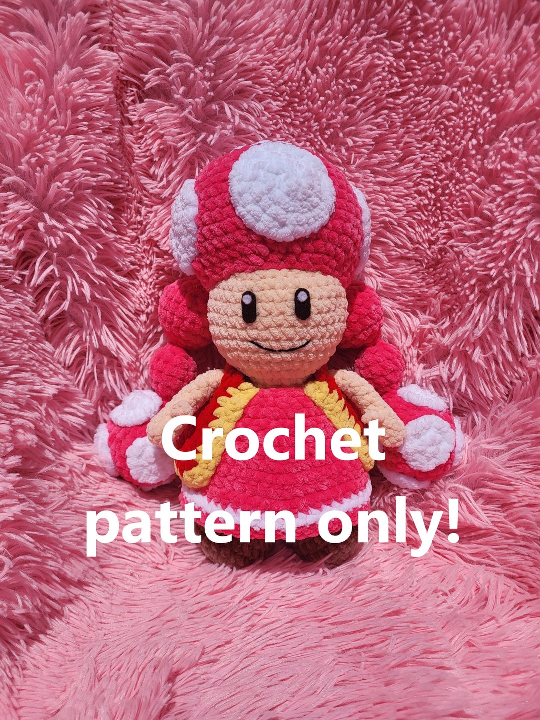 Mushroom Girl Crochet Pattern, Digital Download PDF File Little ...