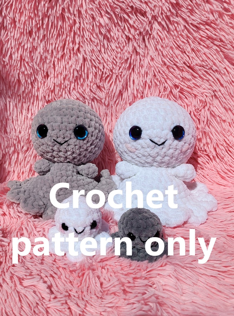Ghost Family Crochet Pattern Digital Download PDF File - Etsy