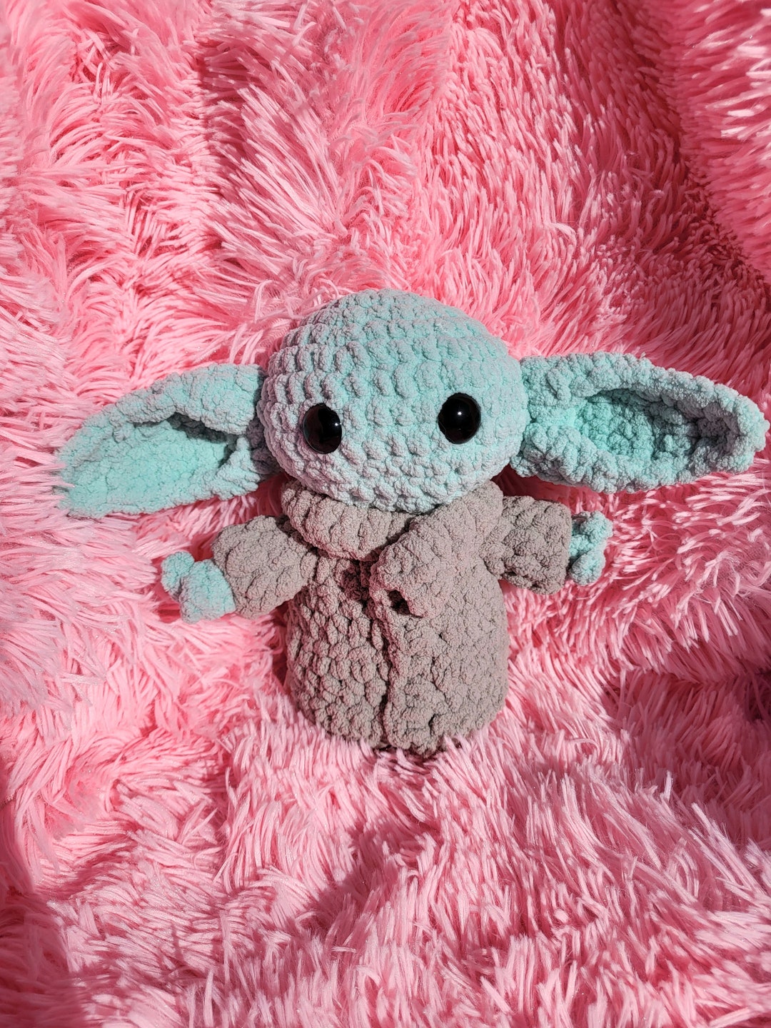 Crocheted Baby "alien", Stuffed Animal, Amigurumi, Handmade Stuffy ...