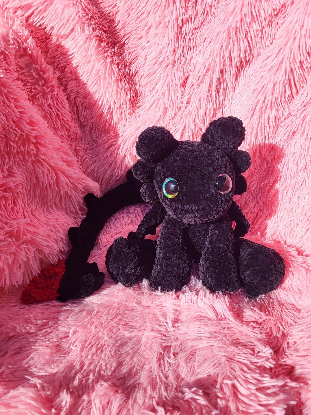 Crochet Fury Dragon Stuffy, Amigurumi, Handmade Stuffie, Soft Kids Toys ...