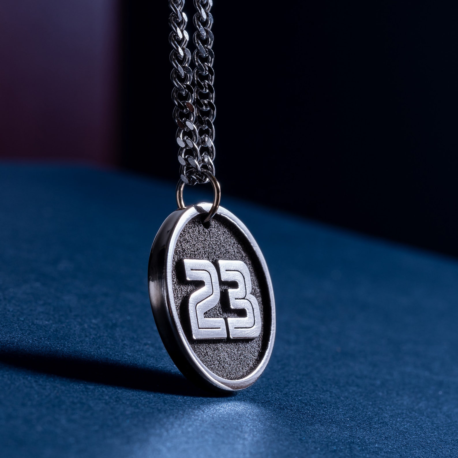 Jersey Number Custom Necklace Pendant. Gift for a Team Sports Athlete ...