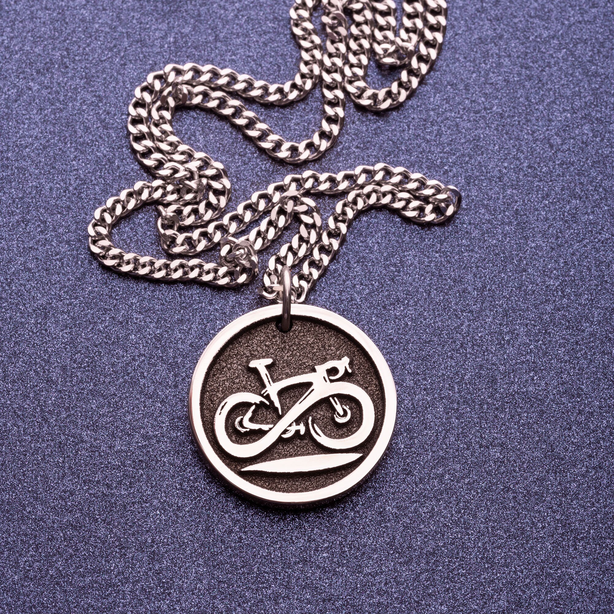 Bicycle Necklace Triathlon Road Bike Necklace Cyclist Pendant ...