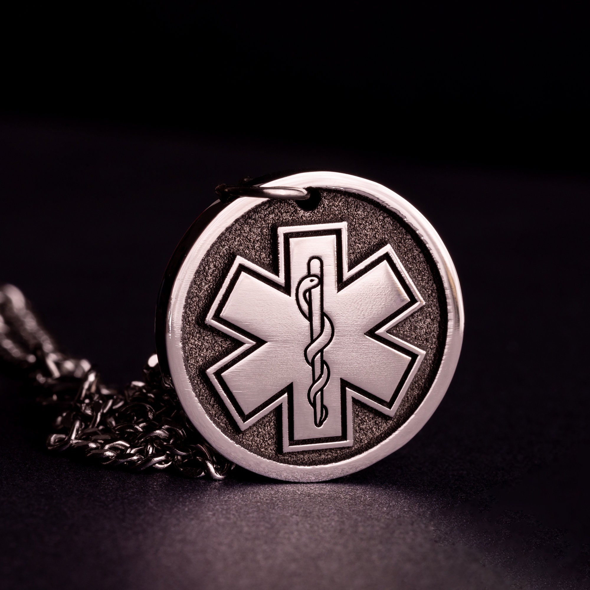 EMT Paramedic Necklace EMS Nurse Pendant Medical Caduceus - Etsy