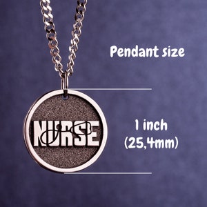 Nurse Necklace Medical Doctor Pendant EMT Nurse Gift ER Nursing ...