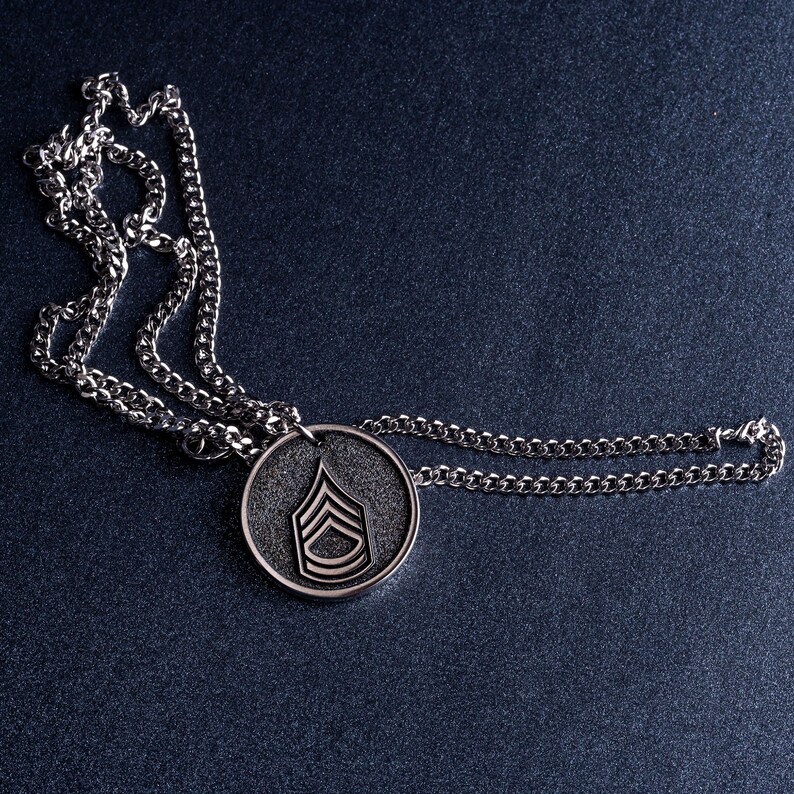 American Army Necklace. US Military Rank Insignia Necklace. - Etsy