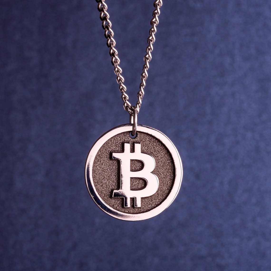 Bitcoin Symbol Pendant. Crypto Currency Necklace Bitcoin Lover Gift ...