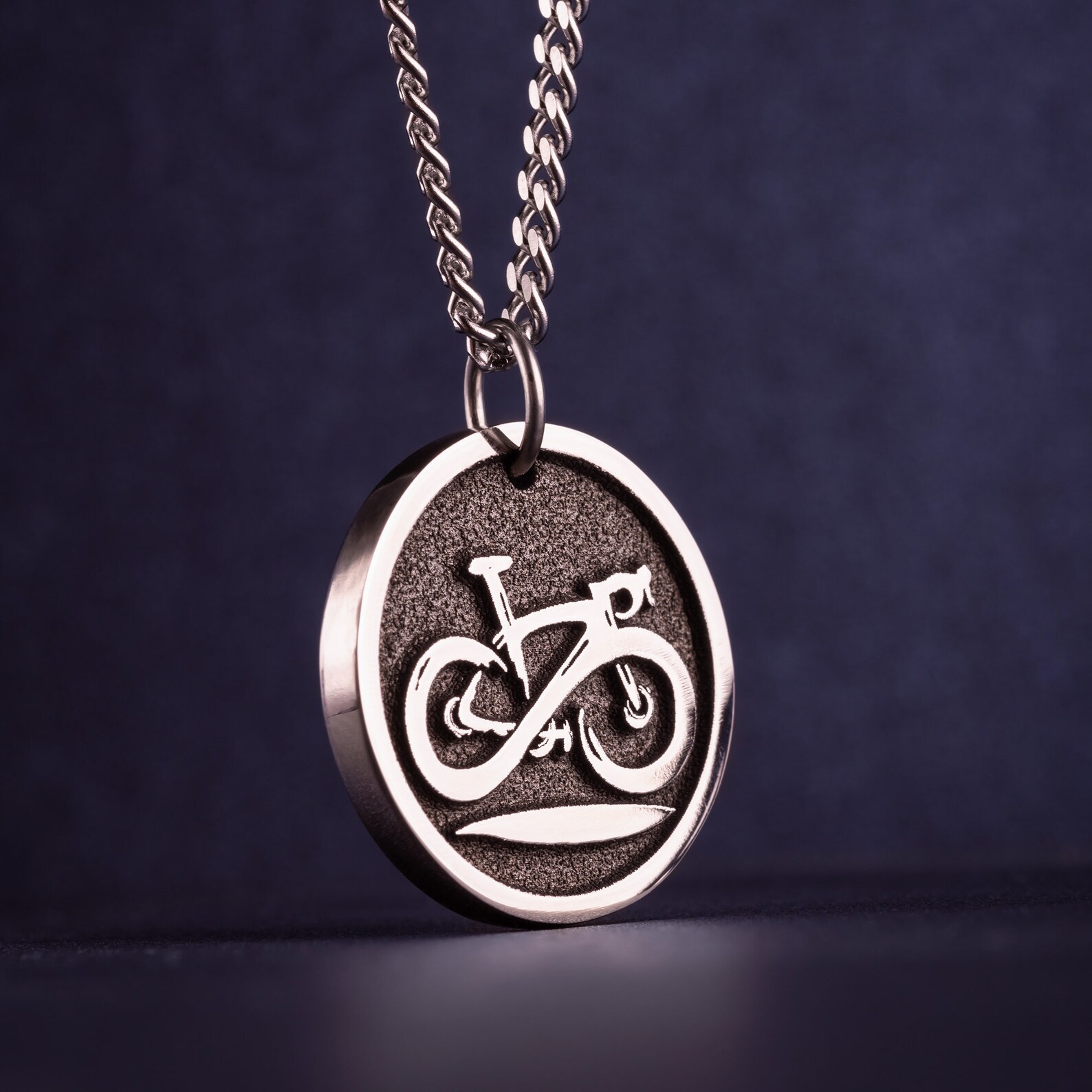 Bicycle Necklace Triathlon Road Bike Necklace Cyclist Pendant ...